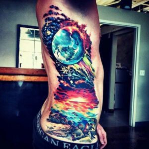 22 Stunning Cosmic Tattoos That Every Stargazer Will Adore