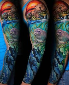 20 Amazing Ocean Tattoos for Water Lovers