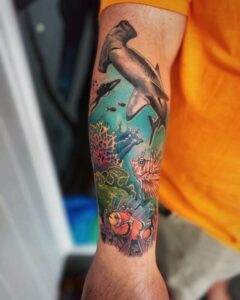 20 Amazing Ocean Tattoos for Water Lovers
